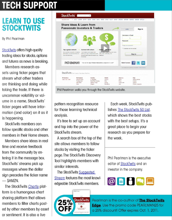 SFO Magazine Special: Learning How To Use StockTwits - Dr. Phil Pearlman